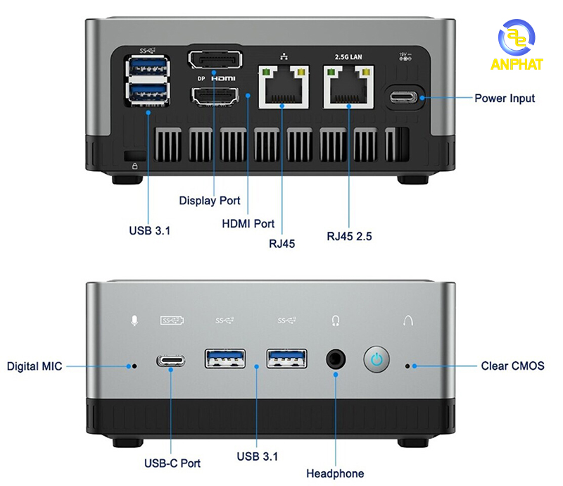 Minisforum công bố máy tính mini U820/ U850 thế hệ thứ 10