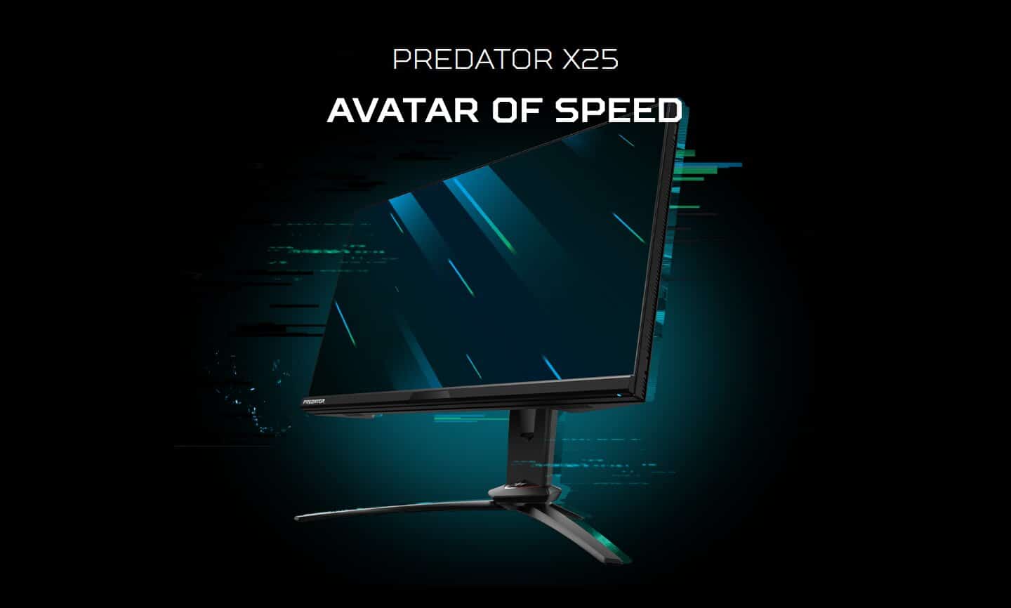 Acer ra mắt màn hình Predator X25 24 inch, tốc độ làm mới 360Hz