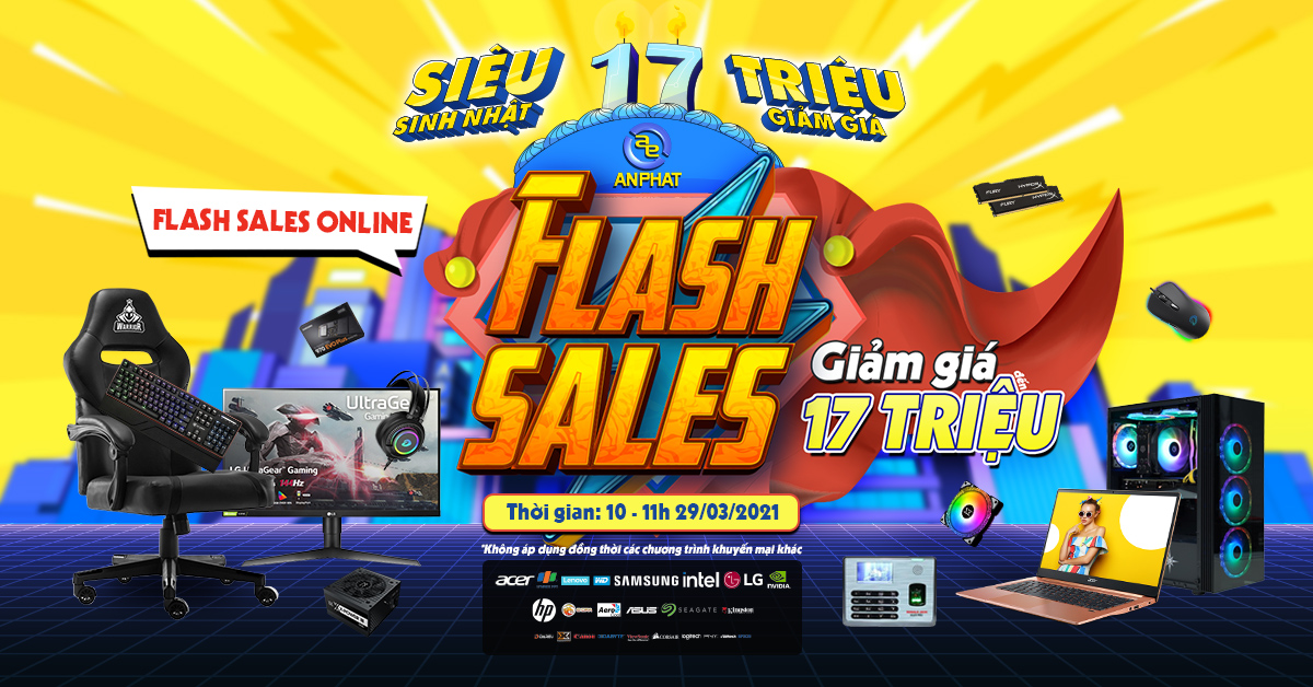[Flash Sale] - Siêu sinh nhật - Triệu giảm giá
