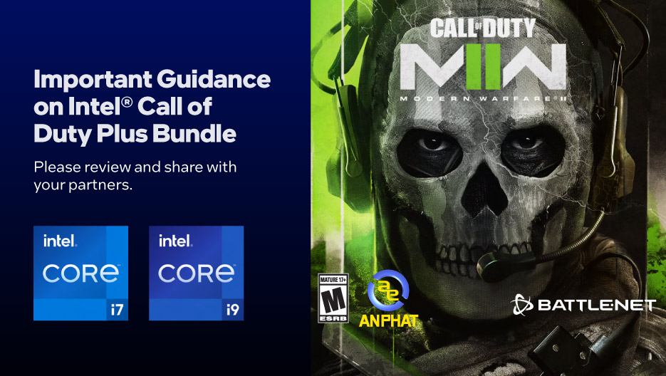 Tặng Game Bundle 'COD PLUS' trị giá 145$++ Khi Mua Các Sản Phẩm Intel ...