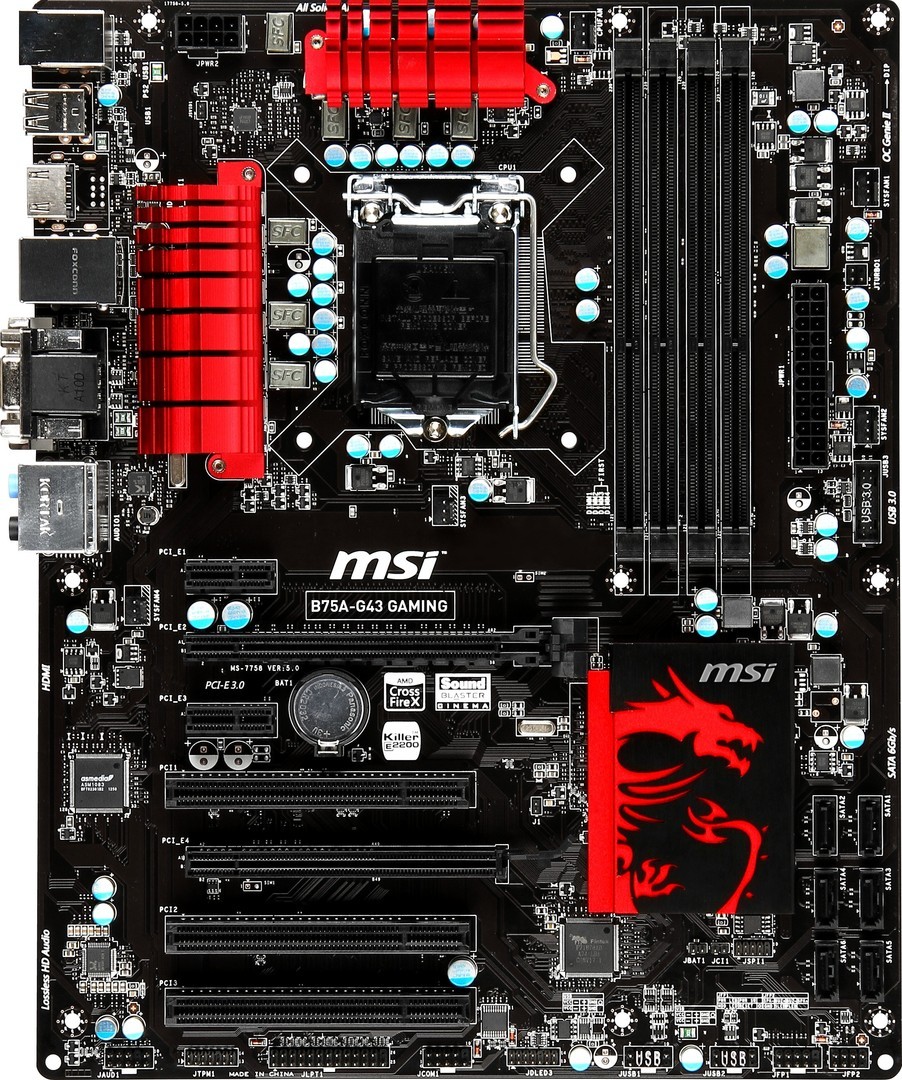 Mainboard MSI B75A-G43
