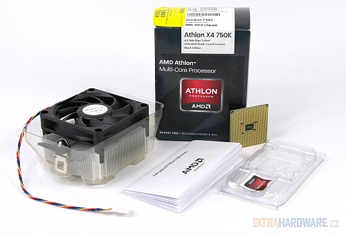 CPU AMD FM2 Athlon II X4 750K CPU - (Black) (Quad Core, 3.40GHz, 4MB ...