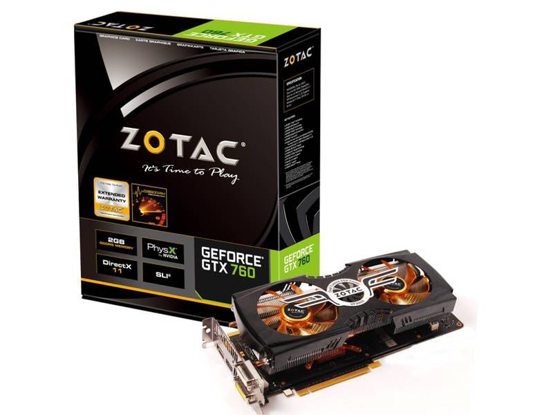 ‎VGA ZOTAC GeForce GTX 760 ZALMAN 2GB DDR5 256 bit